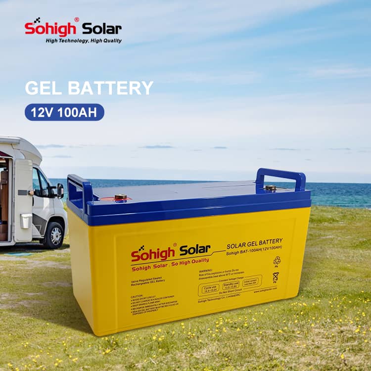 Solar Gel Battery 100AH - Sohigh Solar